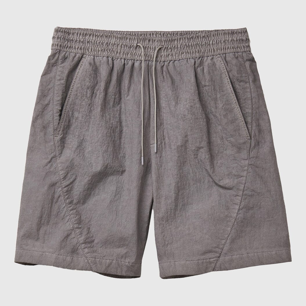 COOR Lipstop Over Dying Curved Swim Shorts - Washed Gray – Dapper