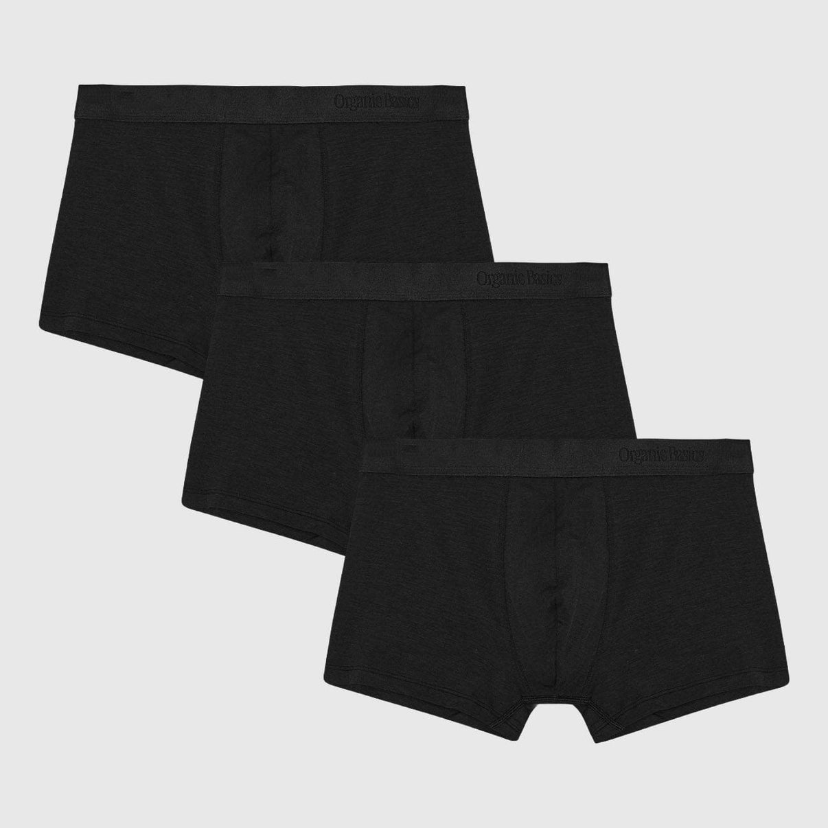 Organic Basics Soft Touch Trunks 3-pack - Black – Dapper