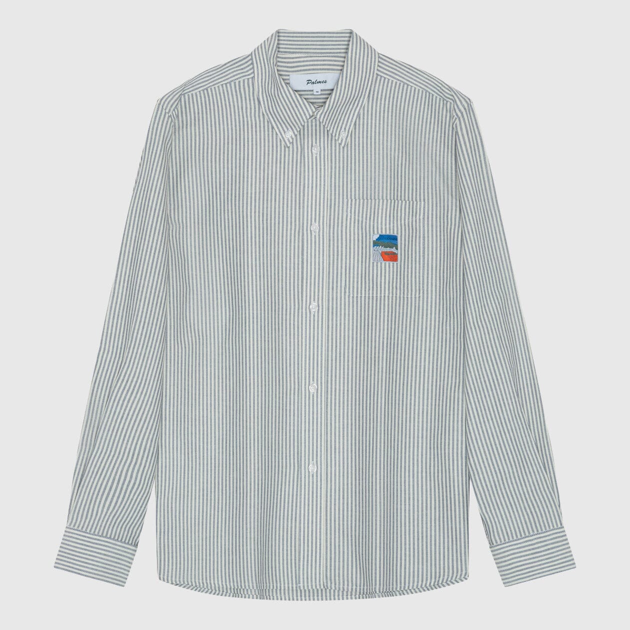 Palmes Deuce Oxford Shirt - Blue Stripe – Dapper